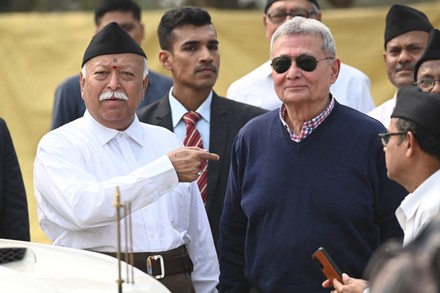 Rashtriya Swayamsevak Sangha Rss Chief Mohan Editorial Stock Photo ...