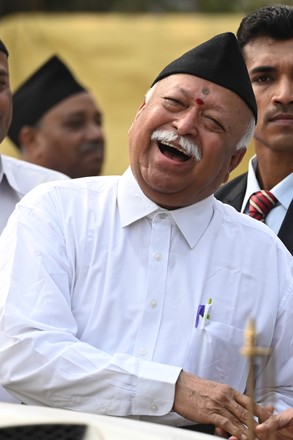 Rashtriya Swayamsevak Sangha Rss Chief Mohan Editorial Stock Photo ...