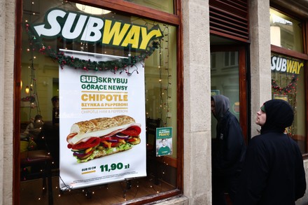 Subway Logos Seen Restaurant Editorial Stock Photo - Stock Image ...