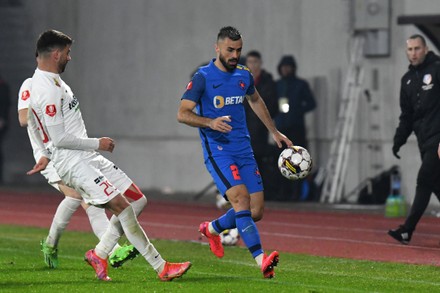 Valentin Cretu Action During Romania Superliga Editorial Stock Photo ...