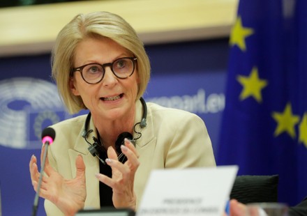 Sweden Minister Finance Elisabeth Svantesson Presents Editorial Stock ...