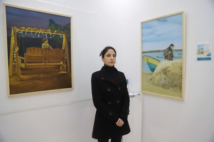 Palestinian Artist Farah Qarmout 36 Draws Editorial Stock Photo - Stock ...