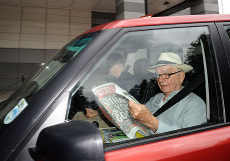 Rupert Murdoch Arrives Wapping Red Range Editorial Stock Photo - Stock ...
