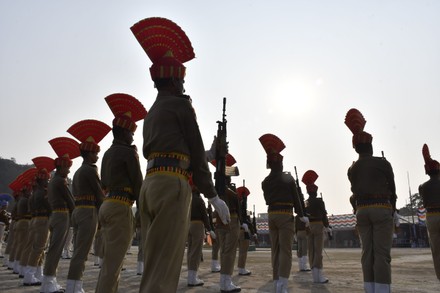 Indian Paramilitary Troopers Takes Part Rehearsal Editorial Stock Photo ...