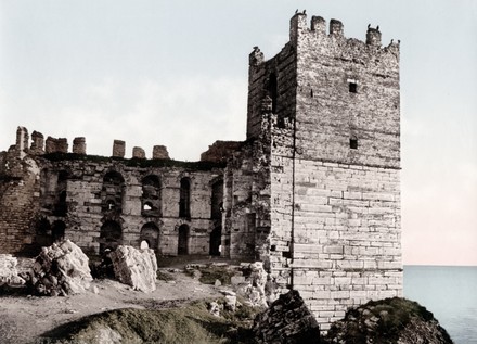 C1890s Turkey Istanbul Constantinople Photochrome Ancient Editorial ...