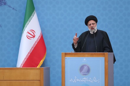 Iranian President Ebrahim Raisi Attends 28th Editorial Stock Photo ...