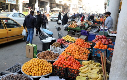 Iraqis Walk Sadriya Market Central Baghdad Editorial Stock Photo ...