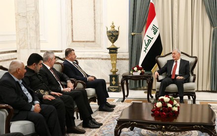 Iraqi President Abdul Latif Rashid Meets Editorial Stock Photo - Stock ...