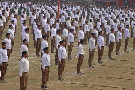 Indian Rightwing Rashtriya Swayamsevak Sangh Rss Editorial Stock Photo ...
