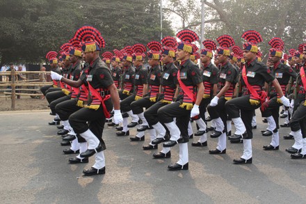 Soldiers Indian Army Doing Parade During Editorial Stock Photo - Stock ...