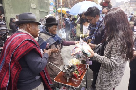 Couple Amautas Aymara Wise Men Make Editorial Stock Photo - Stock Image ...