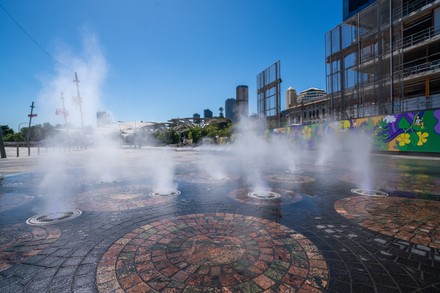 Immersive Water Installation Adelaide Festival Centre Editorial Stock ...