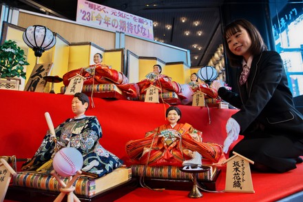 Japans Traditional Doll Maker Kyugetsu Displays Editorial Stock Photo ...