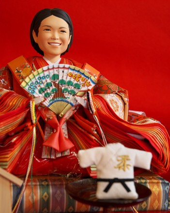 Japans Traditional Doll Maker Kyugetsu Displays Editorial Stock Photo ...