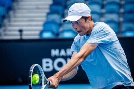 Alexander Blockx Pictured Action Tennis Match Editorial Stock Photo ...