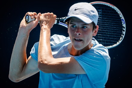 Alexander Blockx Pictured Action Tennis Match Editorial Stock Photo ...