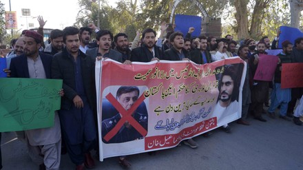 Supporters Ethnic Political Party Pashtun Tahaffuz Editorial Stock ...