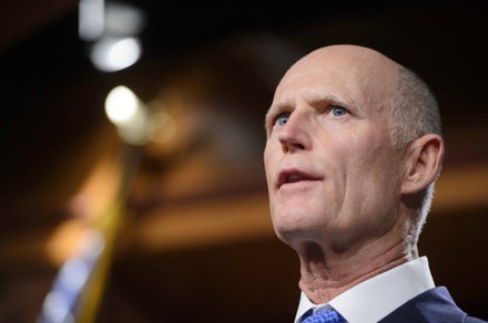 Sen Rick Scott Rfl Speaks During Editorial Stock Photo - Stock Image ...