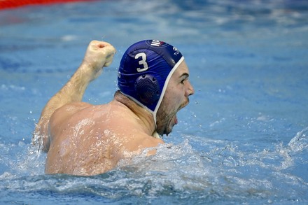 Dusan Mandic Novi Beograd Reacts During Editorial Stock Photo - Stock ...