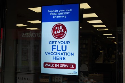 Get Your Flu Vaccination Here Walk Editorial Stock Photo - Stock Image ...