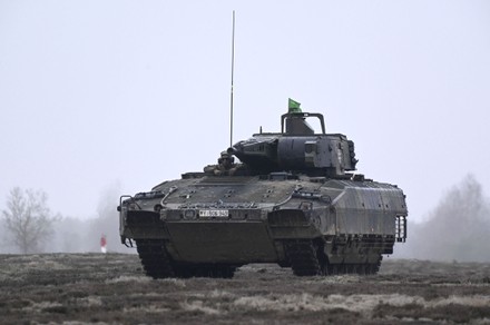 Puma Infantry Fighting Vehicle During Firing Editorial Stock Photo ...