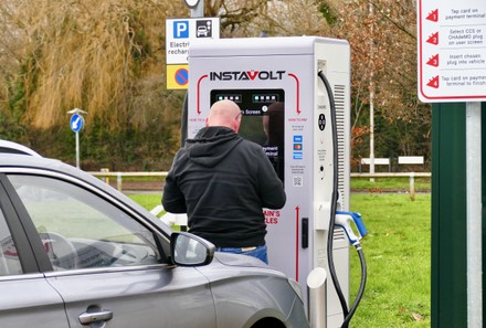 Electric Instavolt Charging Point Emmer Green Editorial Stock Photo - Stock Image | Shutterstock