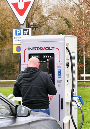 Electric Instavolt Charging Point Emmer Green Editorial Stock Photo - Stock Image | Shutterstock