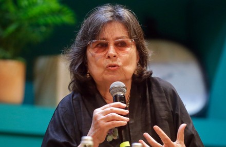 Colombian Writer Journalist Laura Restrepo Talks Editorial Stock Photo ...