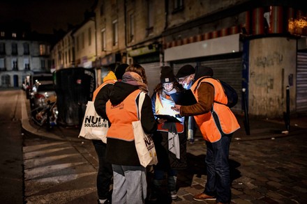 Volunteers Looking Their Map During Solidarity Editorial Stock Photo ...