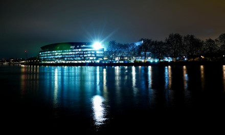 Craven Cottage Night Shot South Side Editorial Stock Photo - Stock ...