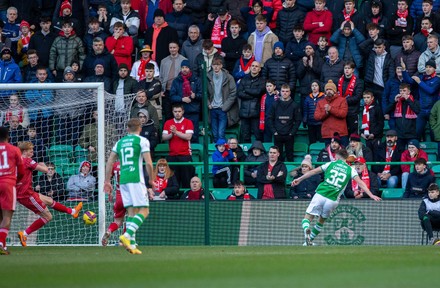 Josh Campbell Hibernian Poses Match Ball Editorial Stock Photo - Stock ...
