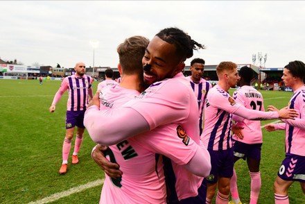 Goal Celebrations Jordan Maguiredrew Yeovil Town Editorial Stock Photo ...