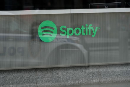 Spotify New York City Headquarters Entrance Editorial Stock Photo ...