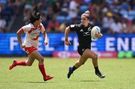 Michaela Blyde New Zealand Runs Ball Editorial Stock Photo - Stock ...