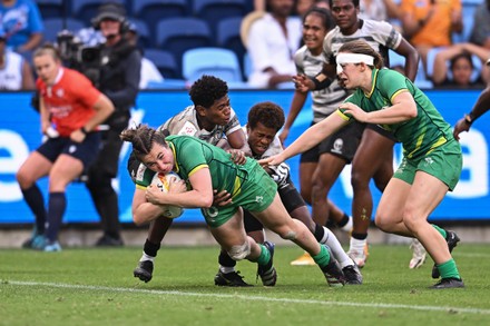 Eve Higgins Ireland Scores Try During Editorial Stock Photo - Stock ...