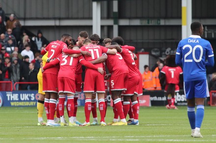 Walsall Team Huddle Pre Game Walsall Editorial Stock Photo - Stock ...