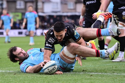 Dragons Vs Glasgow Warriors Lewis Bean Editorial Stock Photo - Stock ...