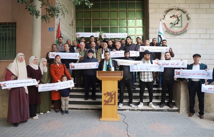 Palestinian Engineers Take Part Protest Solidarity Editorial Stock ...