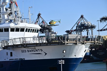 People Onboard Geo Barents Ship Msf Editorial Stock Photo - Stock Image ...