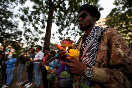 Kenyan Human Rights Defenders Hold Lit Editorial Stock Photo - Stock ...