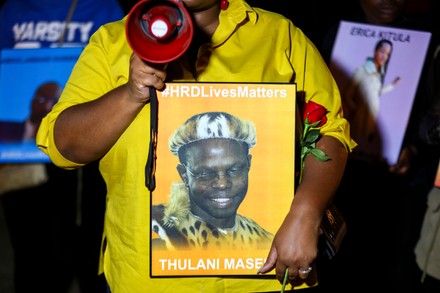 Kenyan Human Rights Defender Shouts Slogans Editorial Stock Photo ...