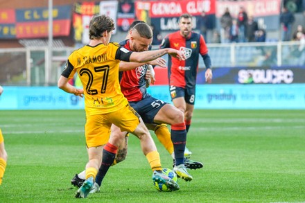 Genoas Silvan Hefti Hampered By Pisas Editorial Stock Photo - Stock ...