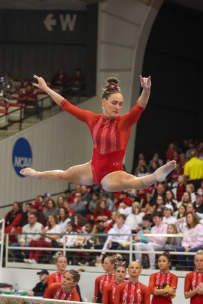 Razorback Gymnast Kennedy Hambrick Competes On Editorial Stock Photo ...