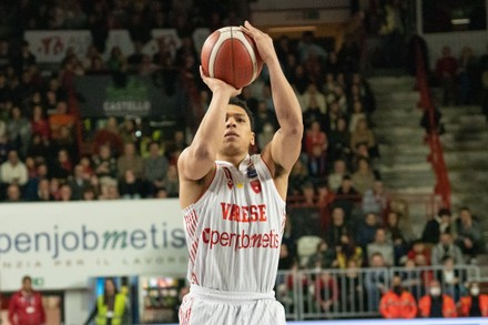 12 Justin Reyes Openjobmetis Varese During Editorial Stock Photo ...