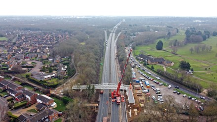 Footbridge Over A1260 Nene Parkway Near Editorial Stock Photo - Stock Image | Shutterstock