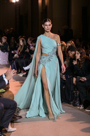 Model Displays Creation By Lebanese Fashion Editorial Stock Photo ...