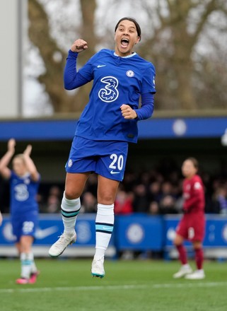 Sam Kerr Chelsea Women Celebrates Scoring Editorial Stock Photo - Stock ...