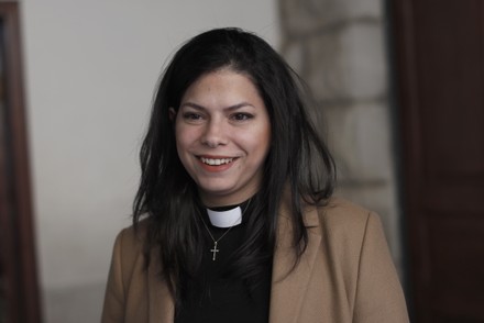 First Palestinian Female Lutheran Pastor Sally Editorial Stock Photo ...