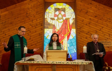 First Palestinian Female Lutheran Pastor Sally Editorial Stock Photo ...