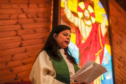 First Palestinian Female Lutheran Pastor Sally Editorial Stock Photo ...